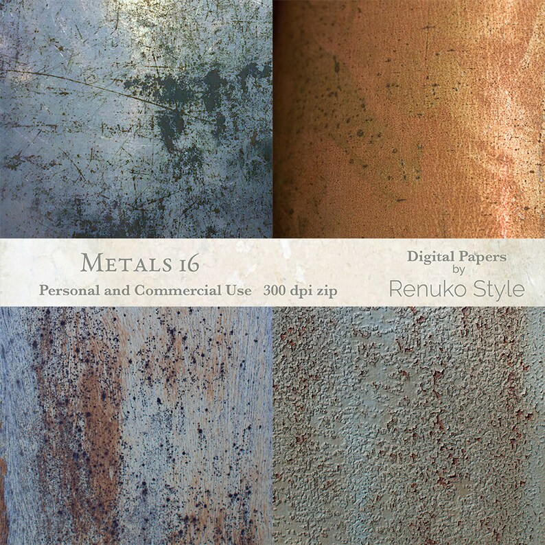 Metals No.16 Photoshop Overlays Metal Rust - Etsy