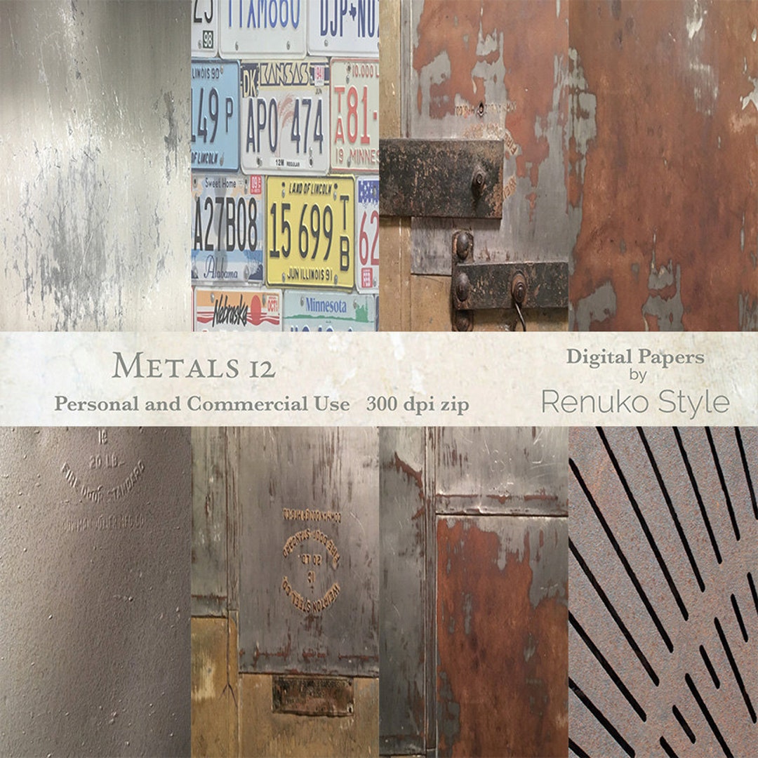 Metals No.12 Photoshop Overlays Digital Downloads - Etsy