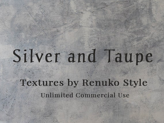 Silver and Taupe Hand Painted Textures Backgrounds | Etsy
