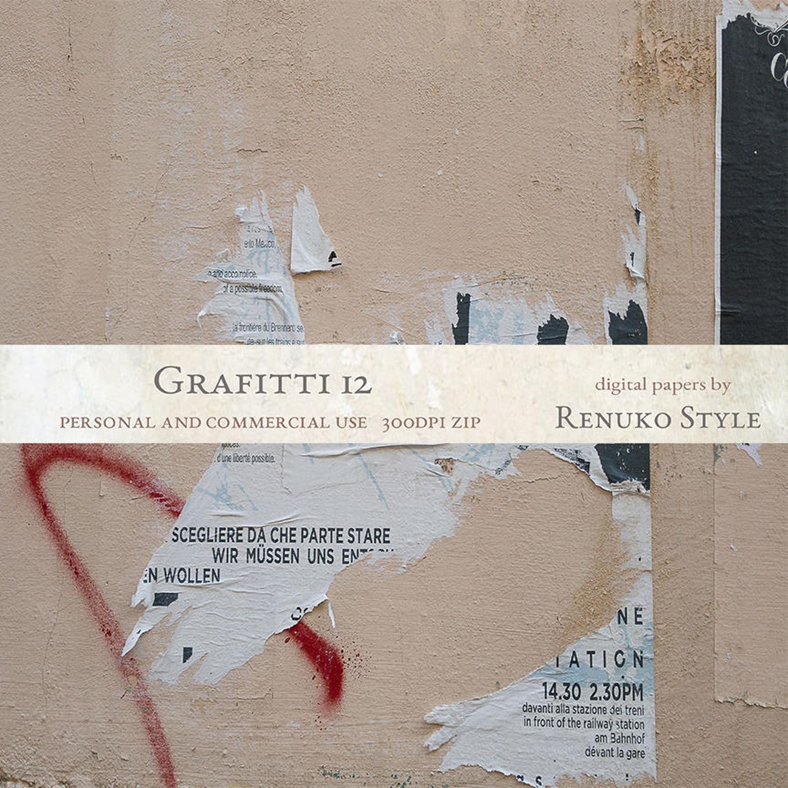 Graffiti No. 12 Photoshop Graffiti Overlays Texture Overlays - Etsy