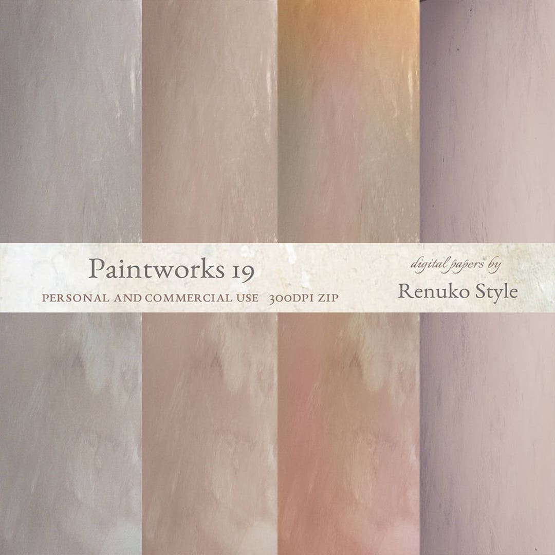 Paintworks No.19 Texture Overlays Hand Painted Backgrounds - Etsy