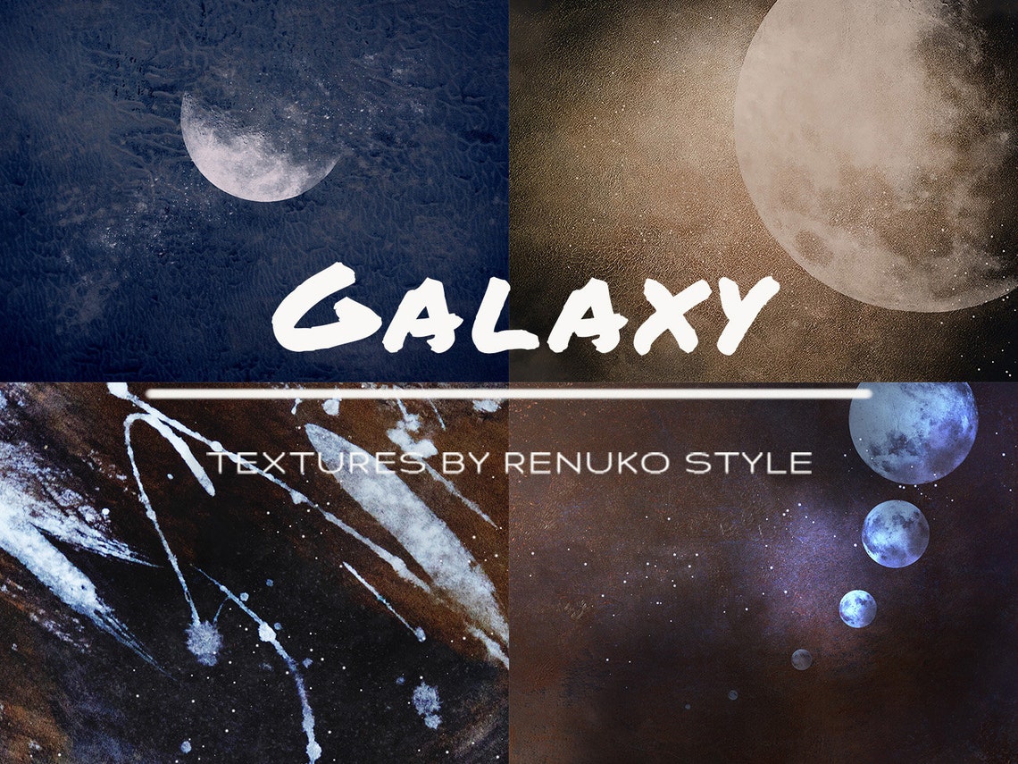 Galaxy Deep Space Textures and Overlays - Etsy