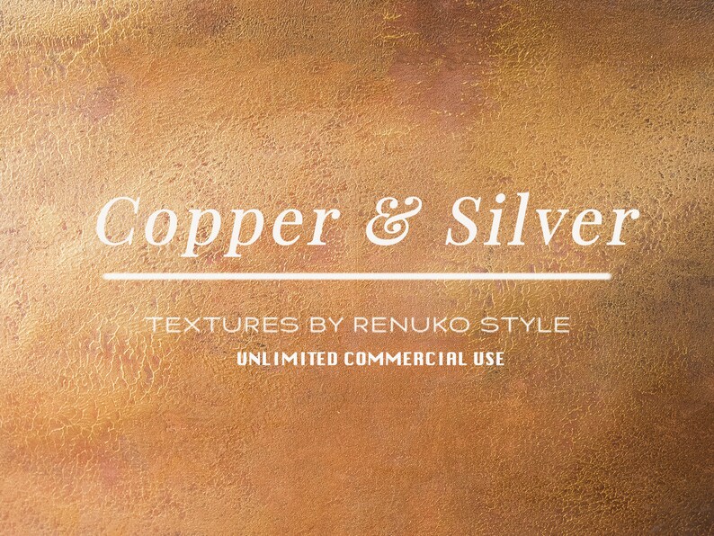 Copper and Silver Backgrounds Papers Textures - Etsy