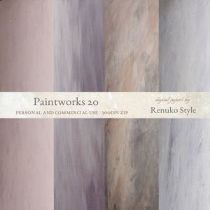 Paintworks No.20 Photoshop Textures Painted Backgrounds | Etsy