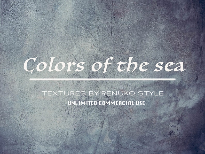 Colors of the Sea Hand Painted Textures and Backgrounds - Etsy
