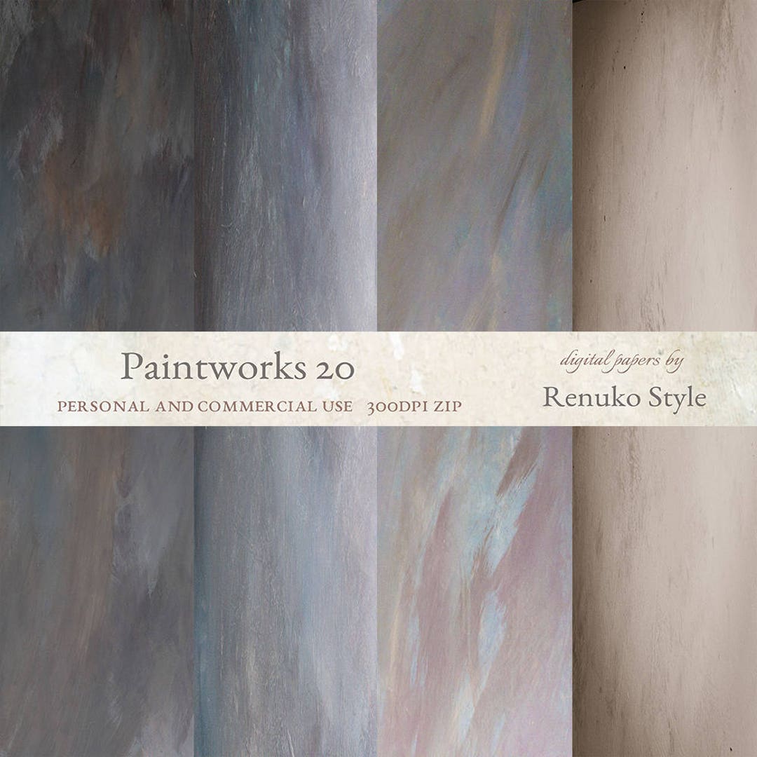 Paintworks No.20 Photoshop Textures Painted Backgrounds - Etsy