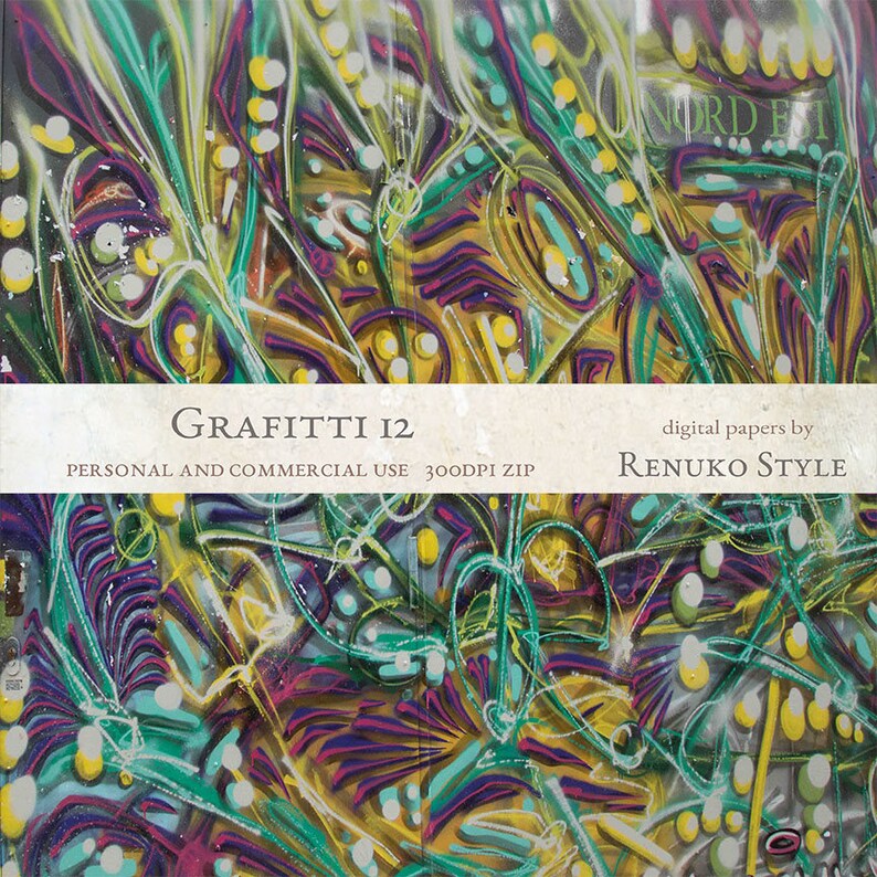 Graffiti No. 12 Photoshop Graffiti Overlays Texture Overlays | Etsy