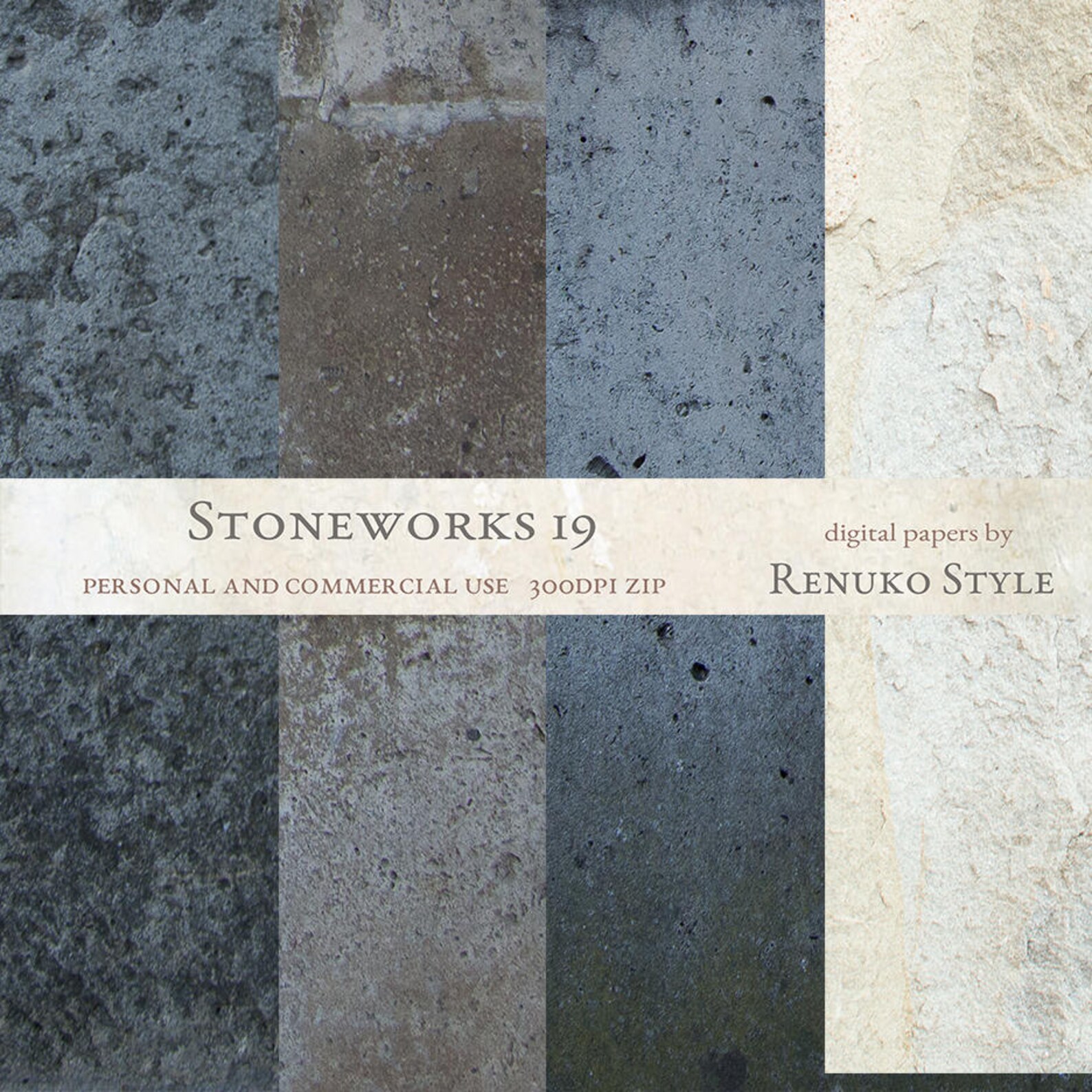 Stoneworks no.19 Photoshop Textures Digital Backgrounds | Etsy