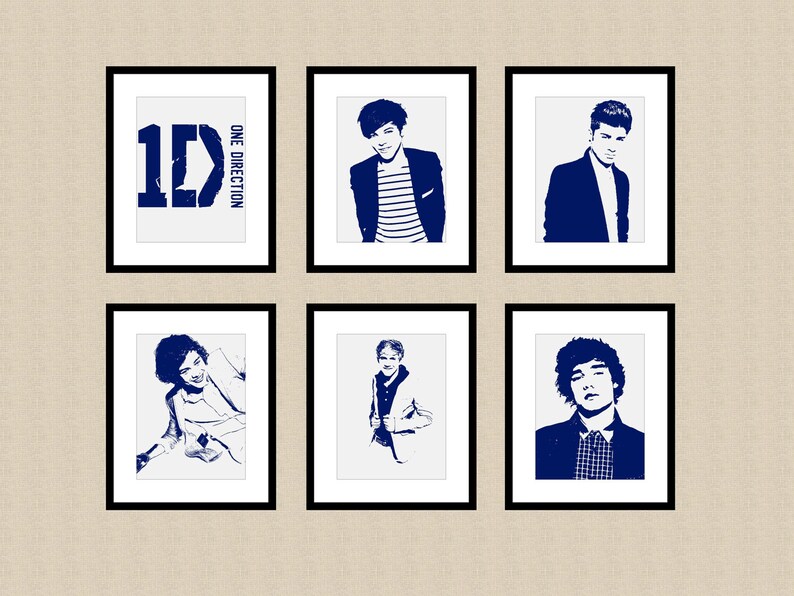 One Direction Harry Styles Matted Print - Etsy