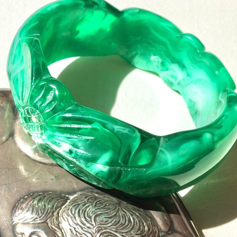 Flower Bangle - Etsy