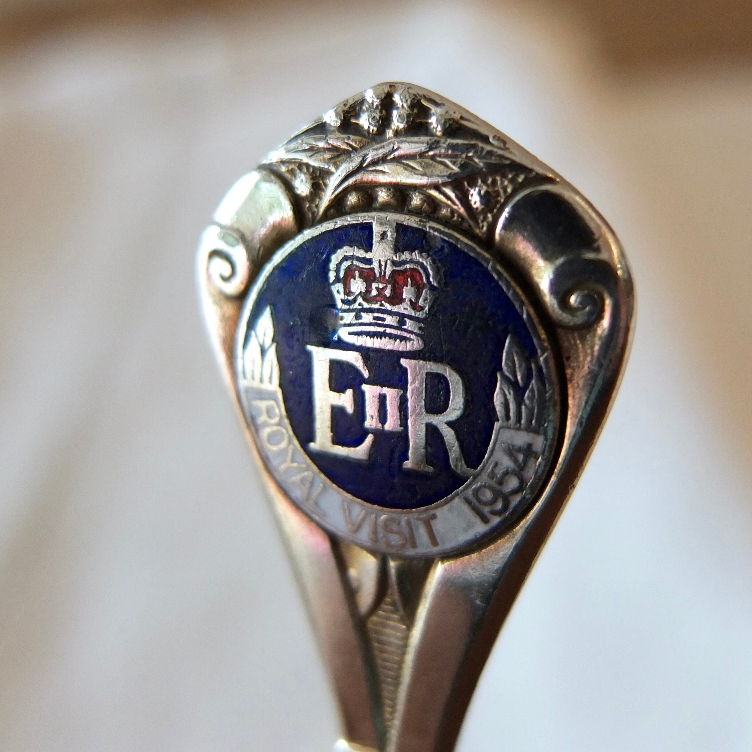 Queen Elizabeth 1954 Royal Visit to Australia Souvenir Spoon, Elizabeth ...