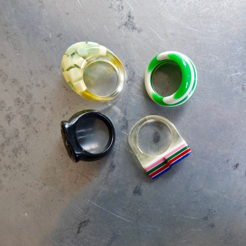 60s Plastic Jewelry - Etsy