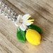 Lemon Fruit Bracelet - Handmade - Summer Necklace, Polymer Clay - Etsy