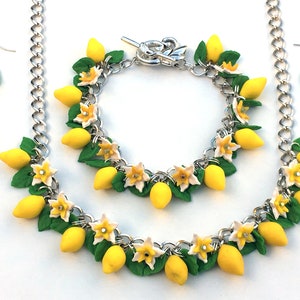 Lemon Bracelet - Handmade - Stunning Summer Bracelet - Etsy UK