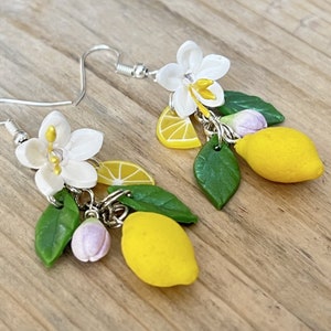 Lemon Fruit Bracelet - Handmade - Summer Necklace, Polymer Clay - Etsy