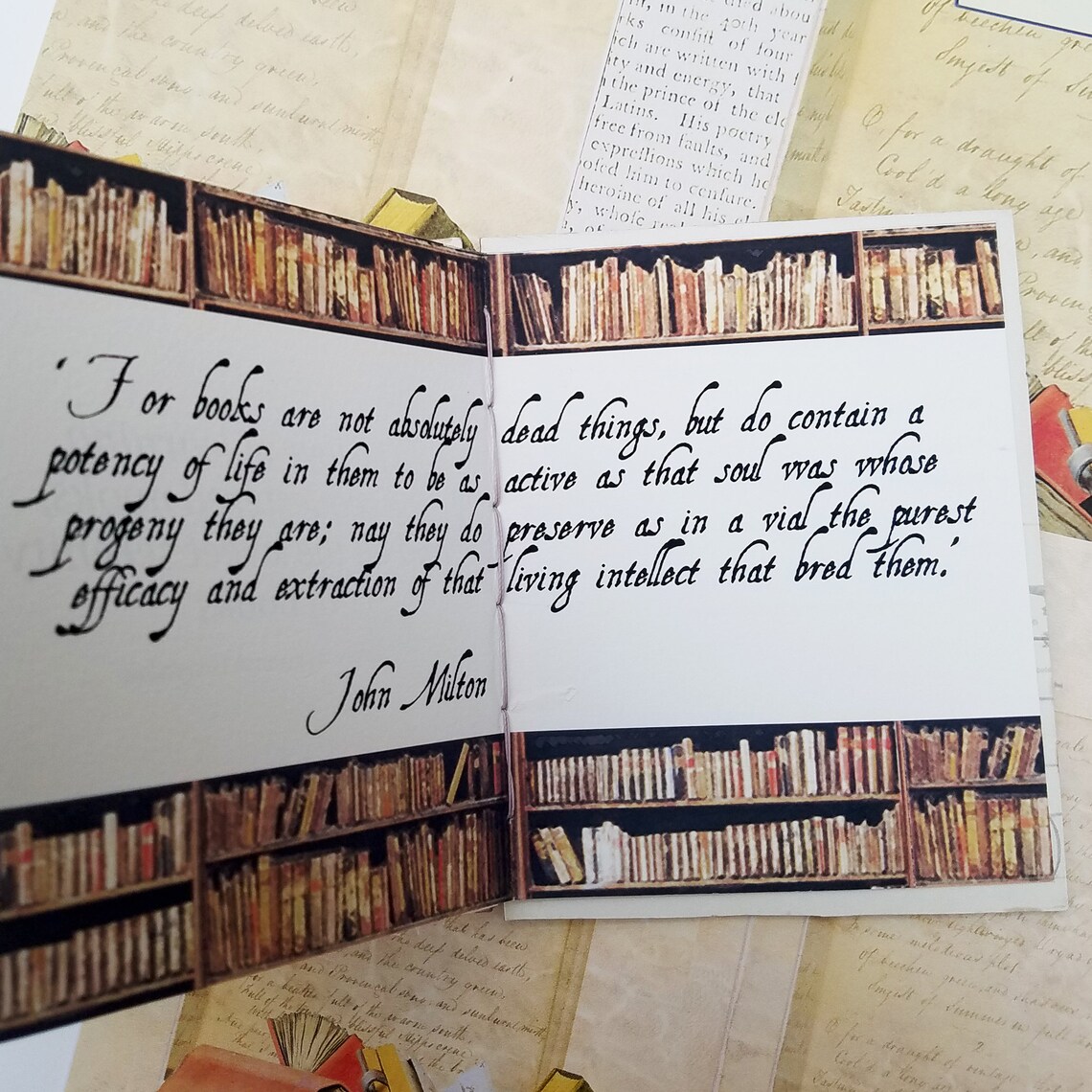 Handmade Artist Book of Quotation and Illustration - Etsy UK