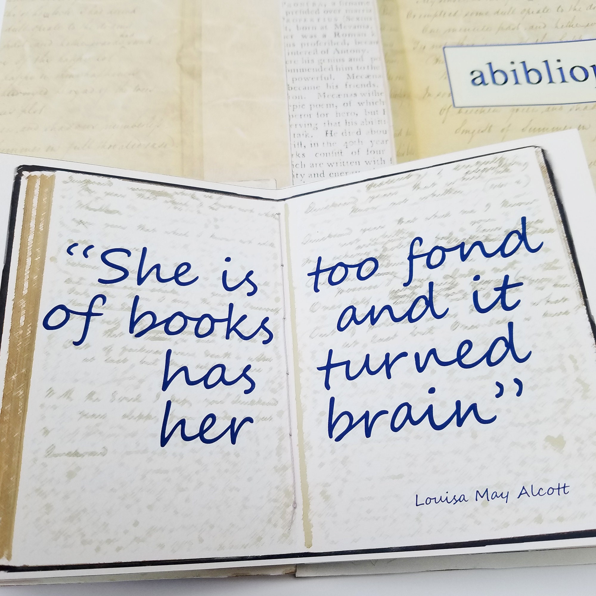 Handmade Artist Book of Quotation and Illustration - Etsy UK