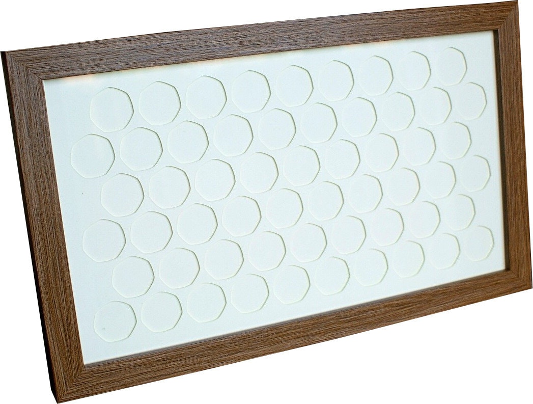 Display Frame for UK 50p Coins Wall Hanging Case for 57 - Etsy