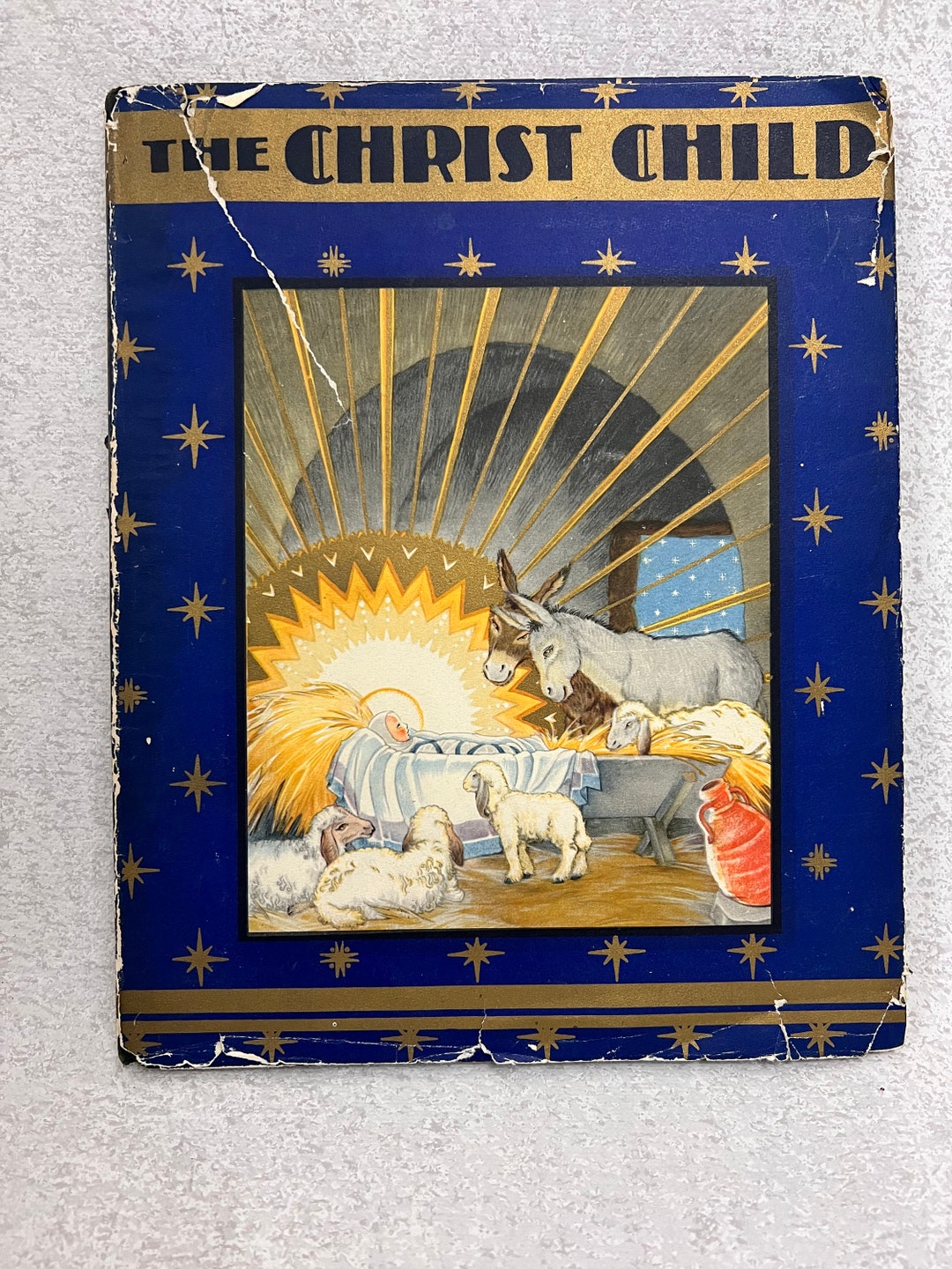 The Christ Child Illustrated by Maude and Miska Petersham, Vintage Religious Book, Christmas ...