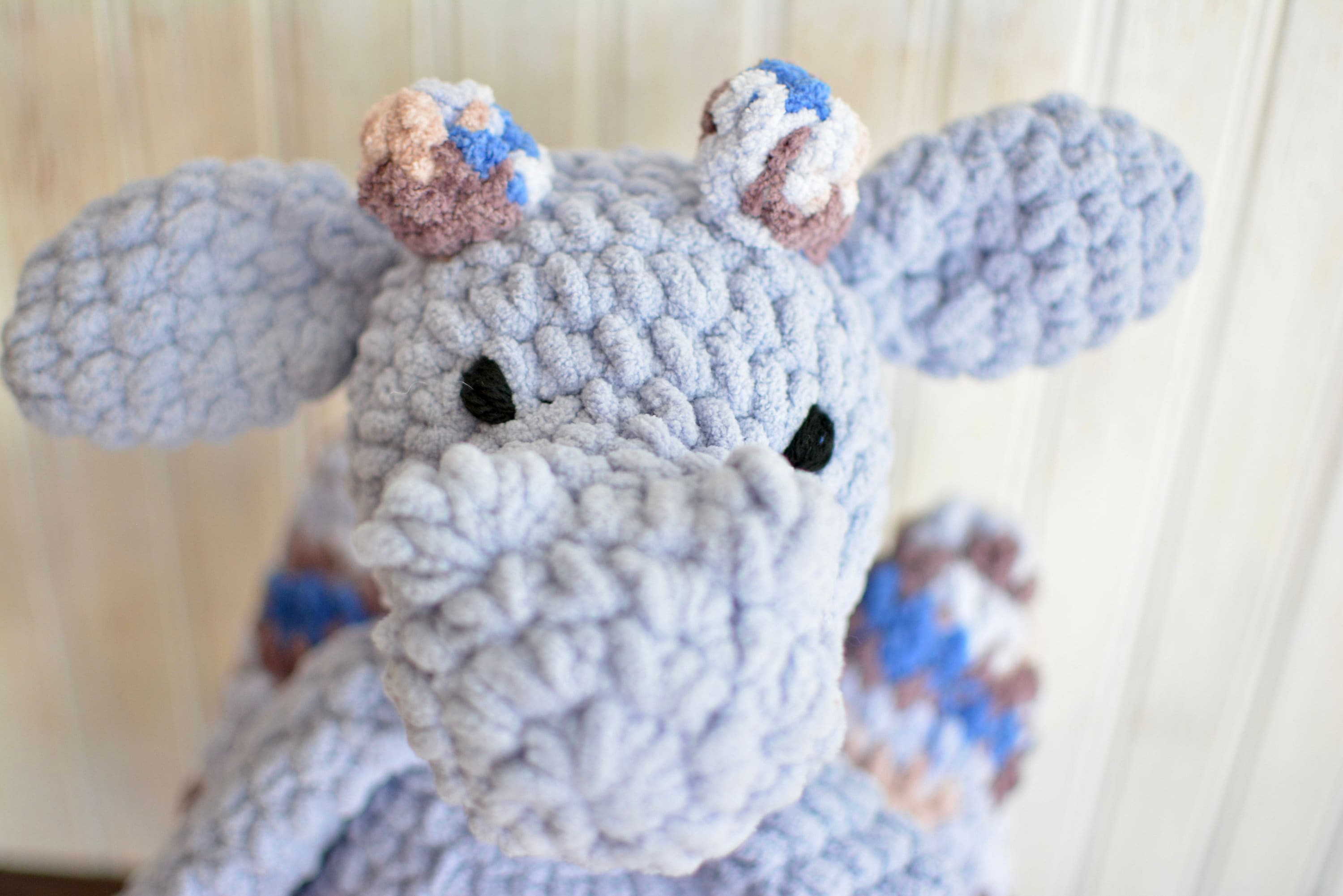 Large Dragon Stuffie, Blue Dragon Stuffed Animal, Birthday Gift ...