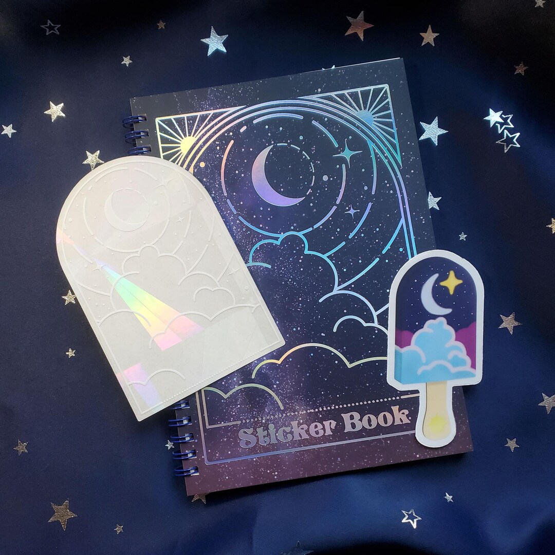 Celestial Sticker Book & Stickers Bundle - Etsy