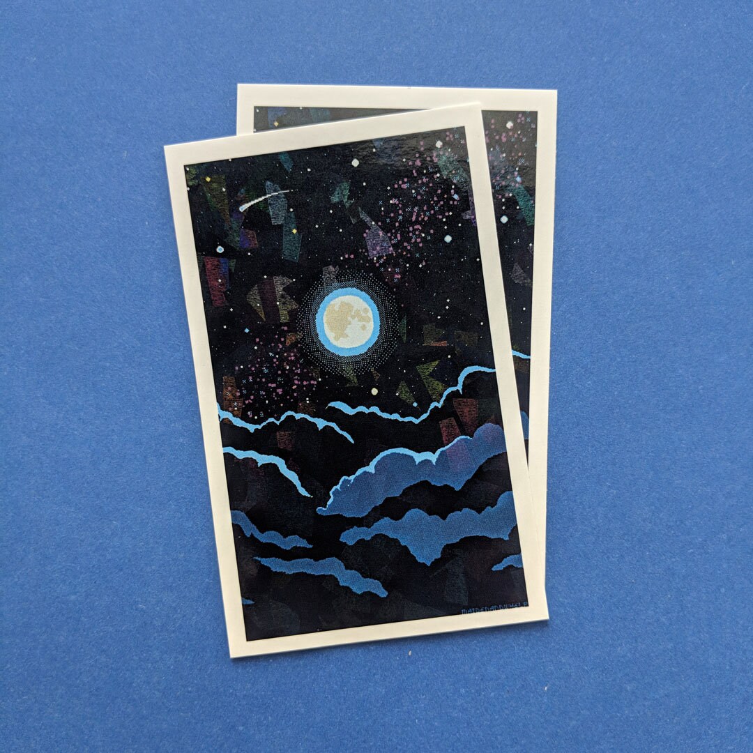 Holographic Magical Night Sky Stickers - Etsy