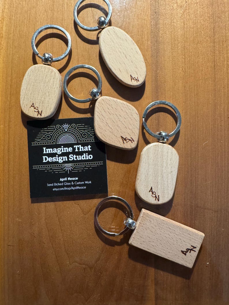 Free Hand Pyrography Key Chains - Etsy