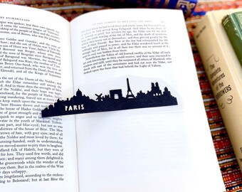 Paris Bookmark | Etsy