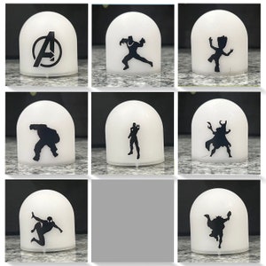 Avengers Disney Mini Color Changing Night Lights Fish - Etsy