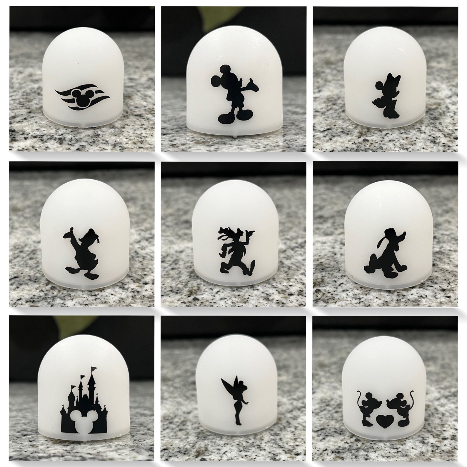 Disney Mini Color Changing Night Lights Over 60 Design - Etsy