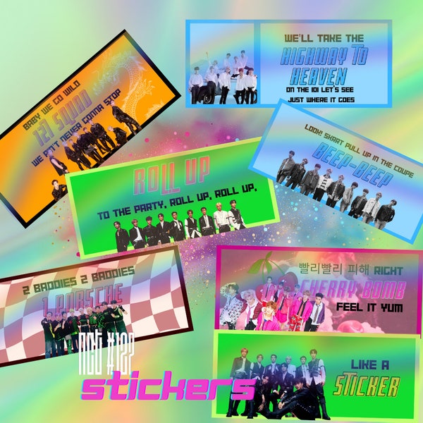 Nct Stickers - Etsy