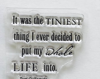 Rubber stamp quotes | Etsy