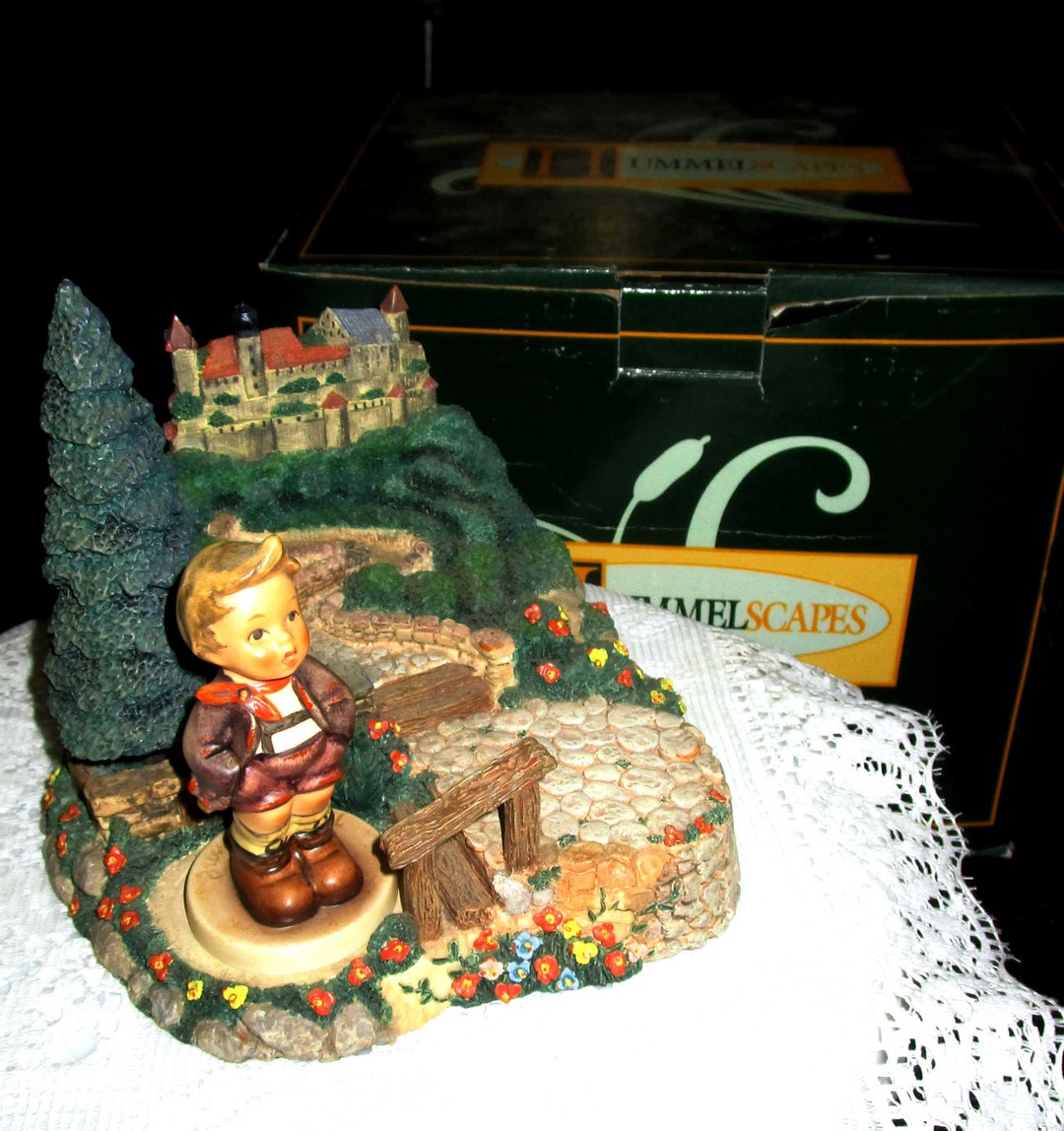 Hummel Scape, Castle on a Hill, Hummel Display, Figurine Display ...