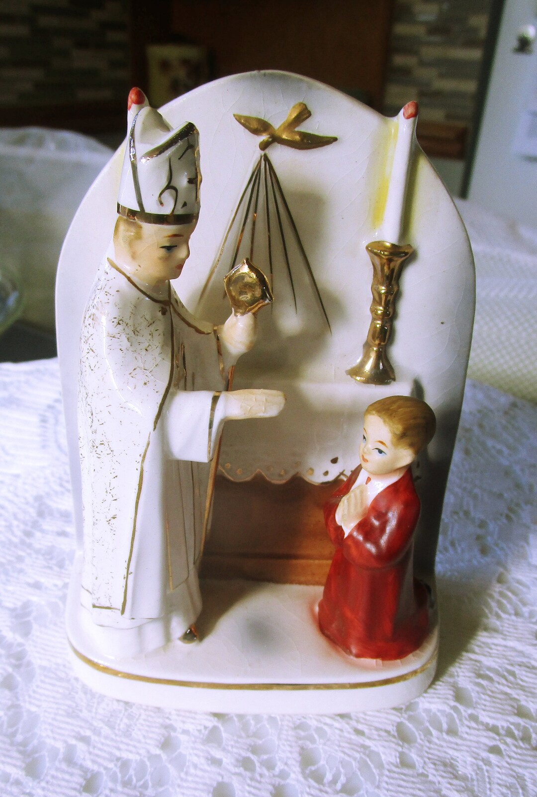 1961, Communion Figurine, First Communion, Religious Figurine ...