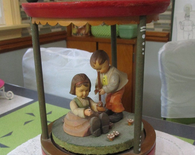 Anri, Music Box, Love Story, Anri Carving, Anri Music Box, Wooden Music ...