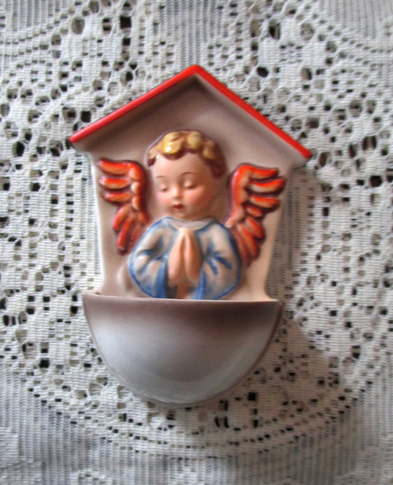 Hummel Holy Water Font Angel Font Vintage Angels Vintage | Etsy