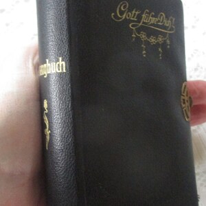 1914, German Hymn Book, Vintage Hymnal, Gesangbuch, Antique Book ...