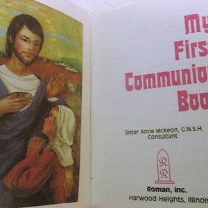 1978, Roman Inc, Communion Missal, First Communion, Catholic Mass ...
