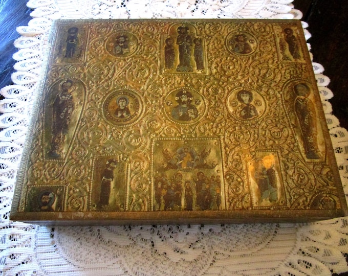 Gilded Box, Icon Box, Bible Box, Altar Box, Iconography, Religious ...