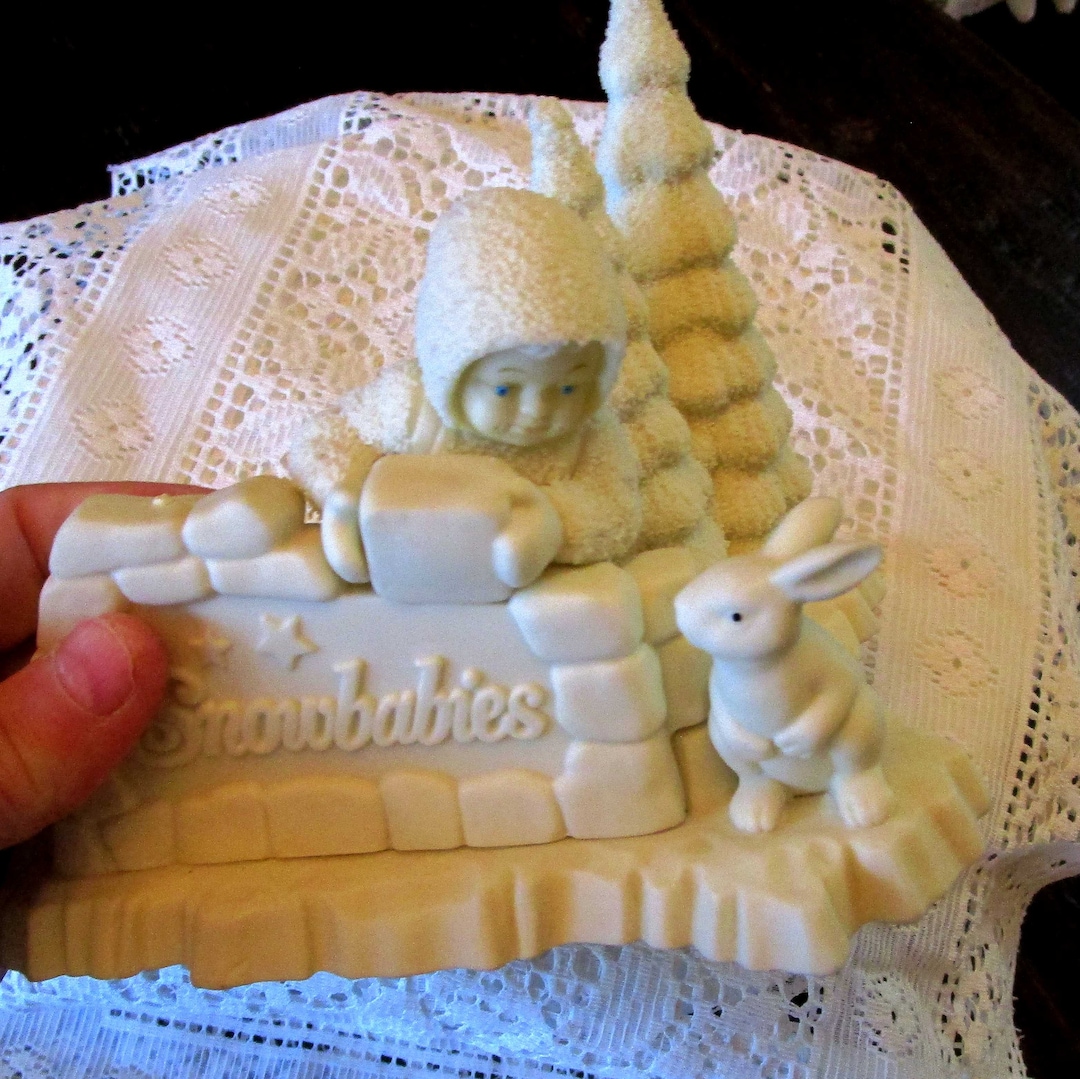 Snowbaby Figurine Vintage Snowbabies Dept 56 Christmas - Etsy
