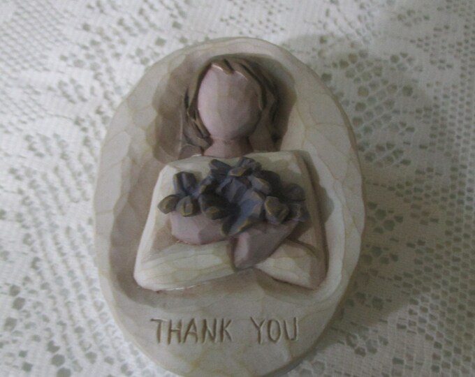 Willow Tree, Thank You, Susan Lordi, Demdaco, Trinket Box, Thank You ...