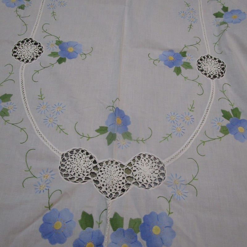 Applique Tablecloth - Etsy
