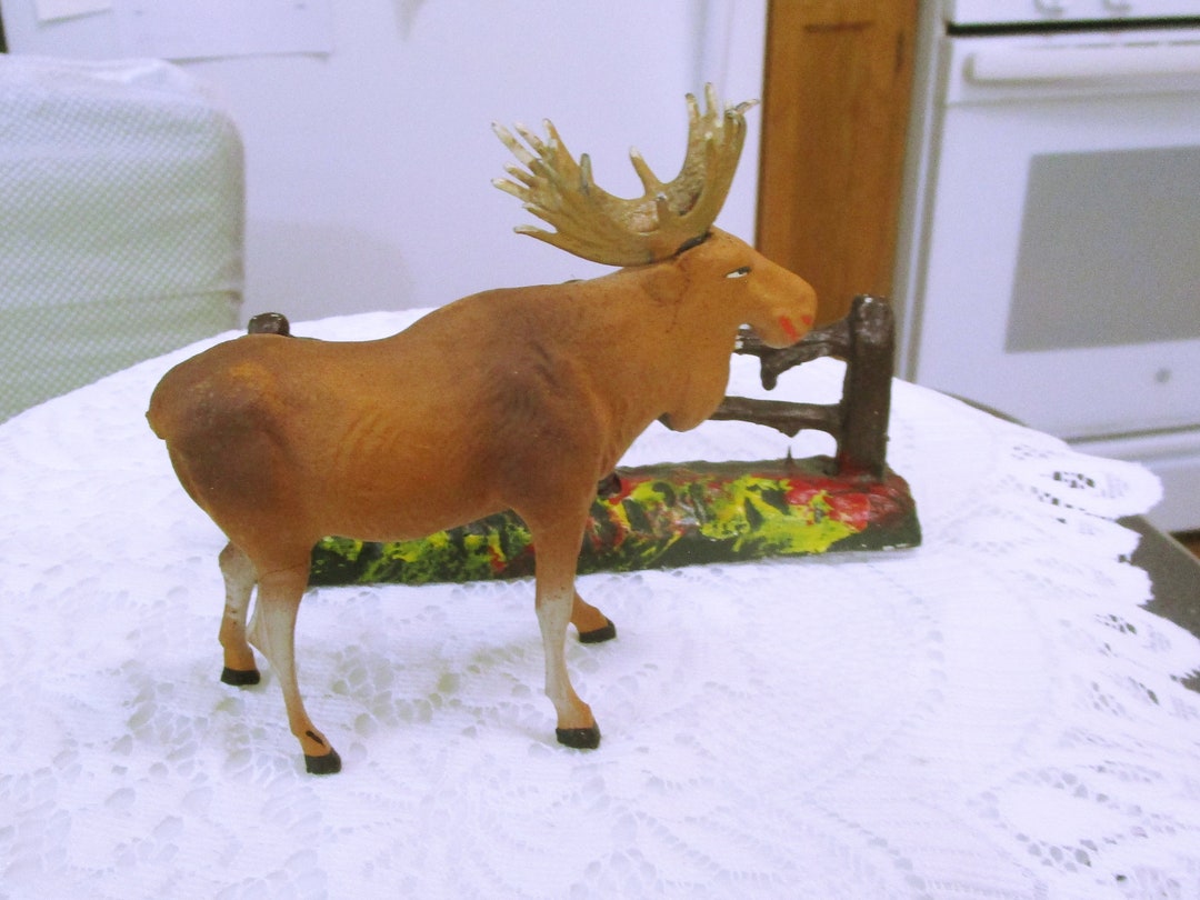 RARE Antique Moose Stick Legs Composition Animals Moose - Etsy