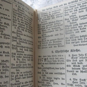 1914, German Hymn Book, Vintage Hymnal, Gesangbuch, Antique Book ...