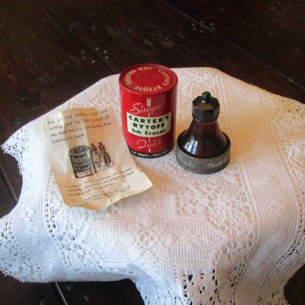 Antique Ink Eraser - Etsy