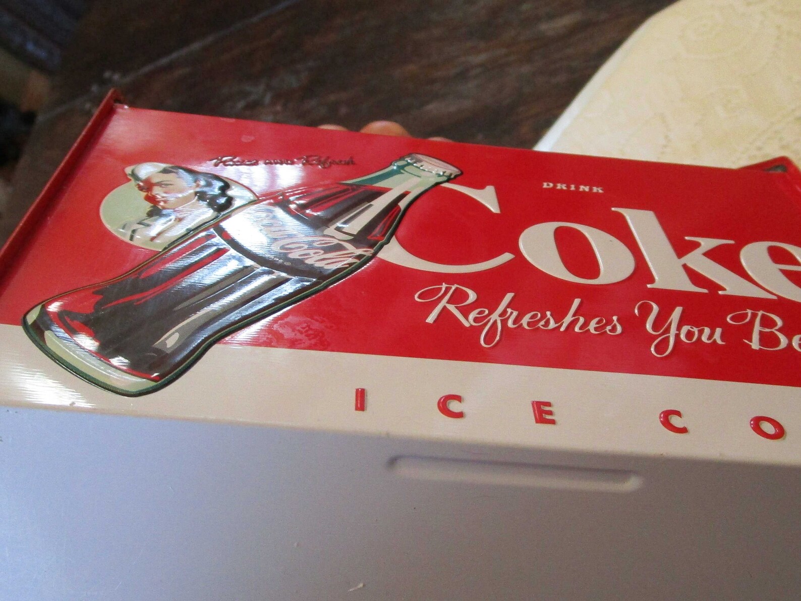 Coke Caddy, Galvanized Tin, Coca Cola, Coke Collectibles, Decorative ...