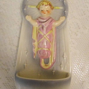 Holy Water Font, Hummel Font, Gorbel Font, Religious Decor, Wall Decor, Christ Child, Hummel ...