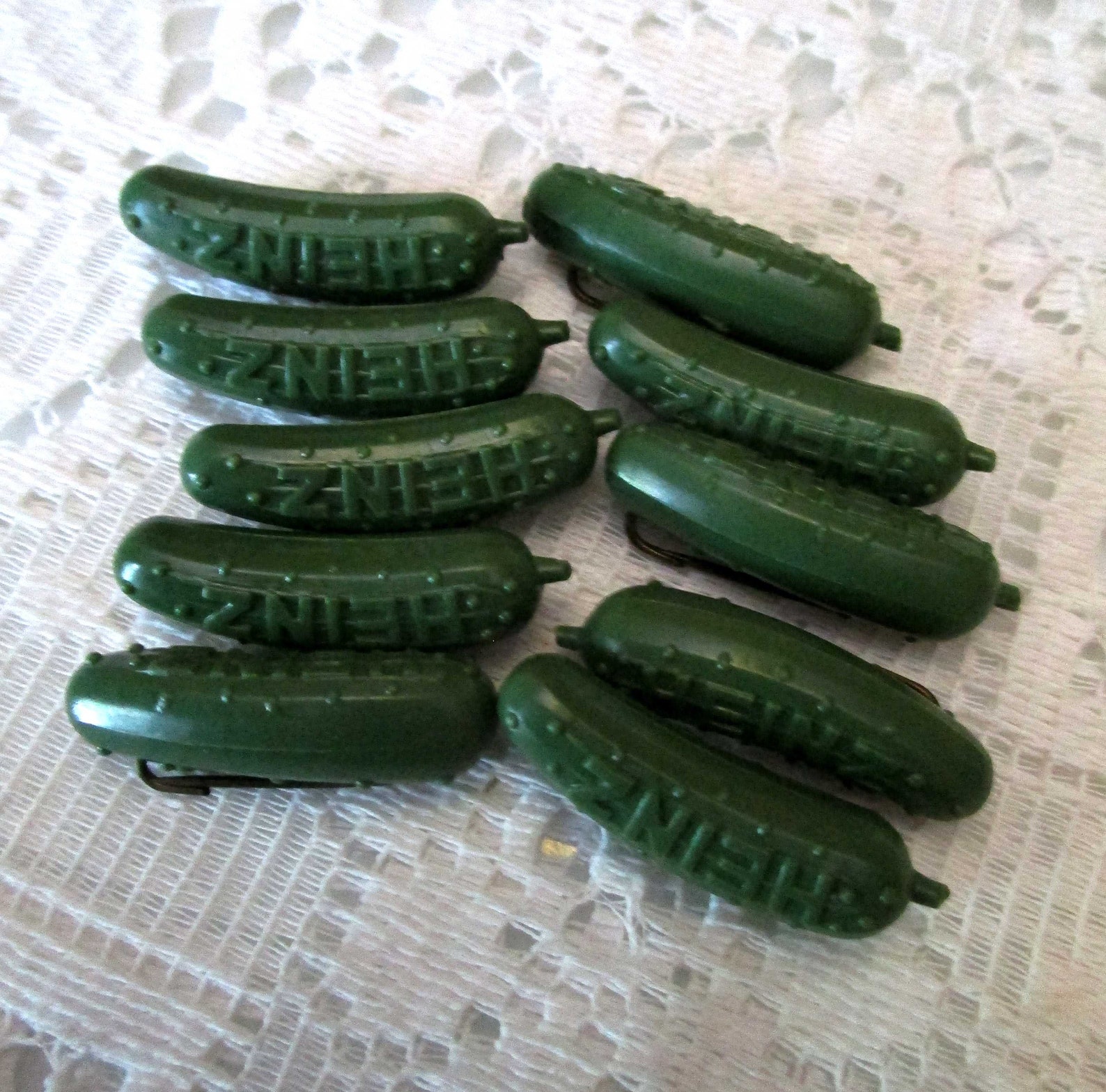 10 Heinz Pickle Pins Advertising Pins Pickle Pins Heinz | Etsy