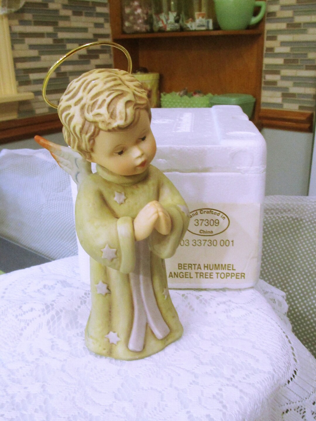 8.5 In, Angel, Tree Topper, Goebel Angel, Christmas Goebel, Christmas ...