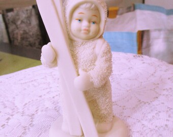 Snowbaby Figurine, Frosty Trees, Vintage Snowbabies, Dept 56, Christmas ...